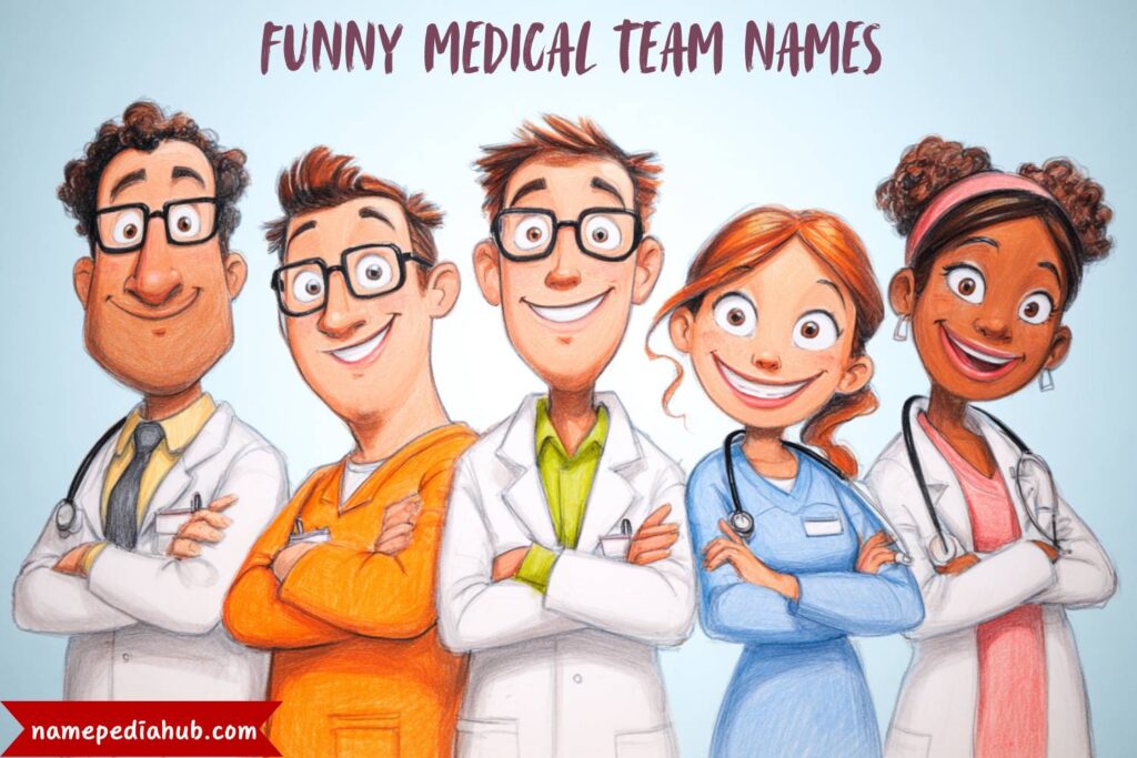 300+ Funny Medical Team Names for Doctors, Nurses, and Hospital Staff ...
